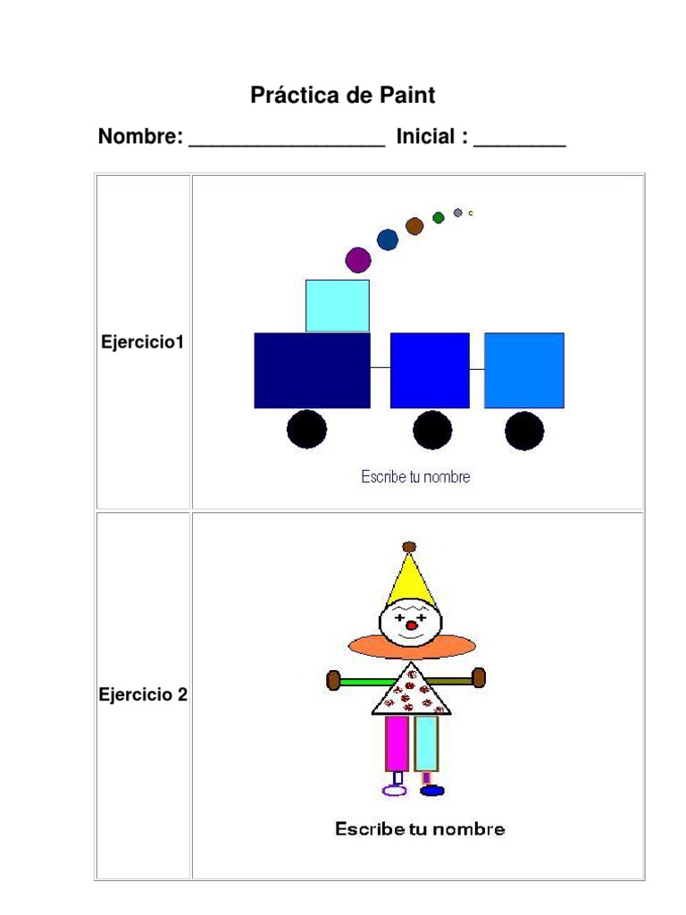 Practica Paint | PDF