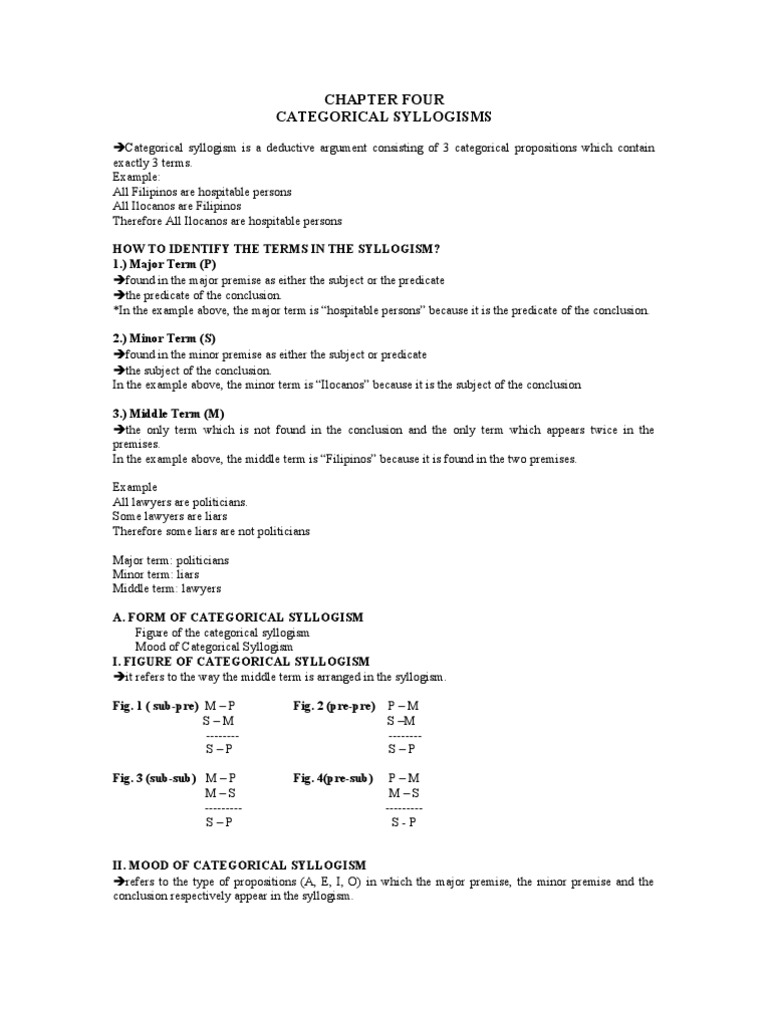 Syllogism | PDF | Logic | Logical Consequence