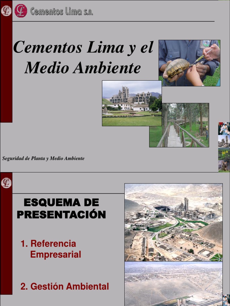CEMENTOS LIMA - Gestión Ambiental | PDF | Cemento | Lima