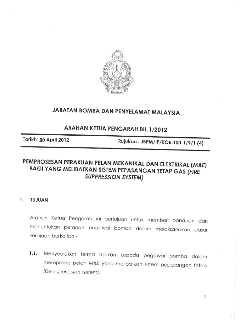 Bomba Circular 1.2012 Fixed Gas Suppression System | PDF
