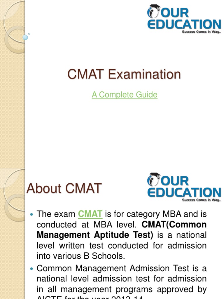 CMAT Examination