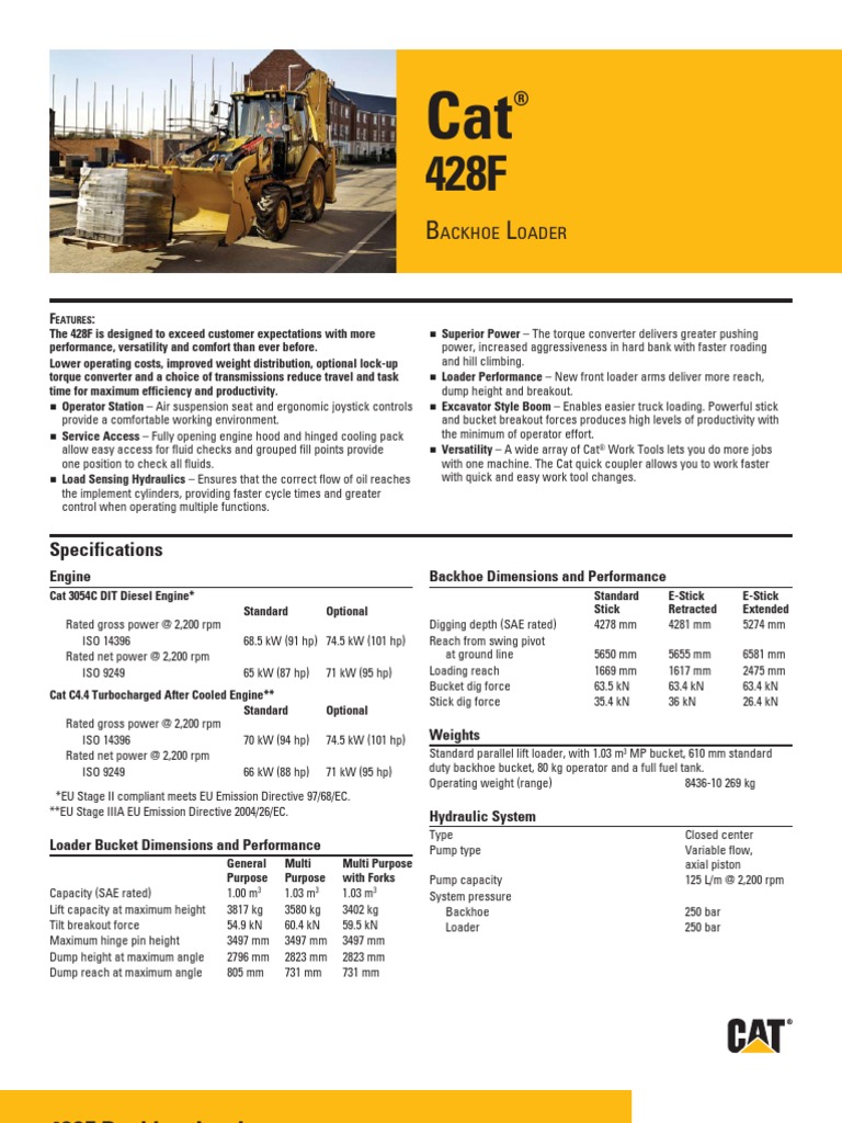 Cat 432F | PDF | Loader (Equipment) | Transmission (Mechanics)