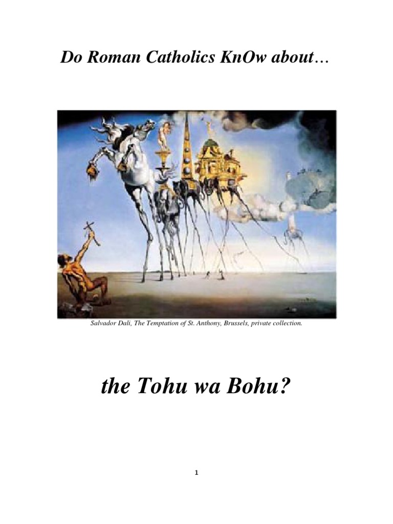 Do Roman Catholics KnOw About Tohu Wa Bohu? | PDF | Genesis Creation ...
