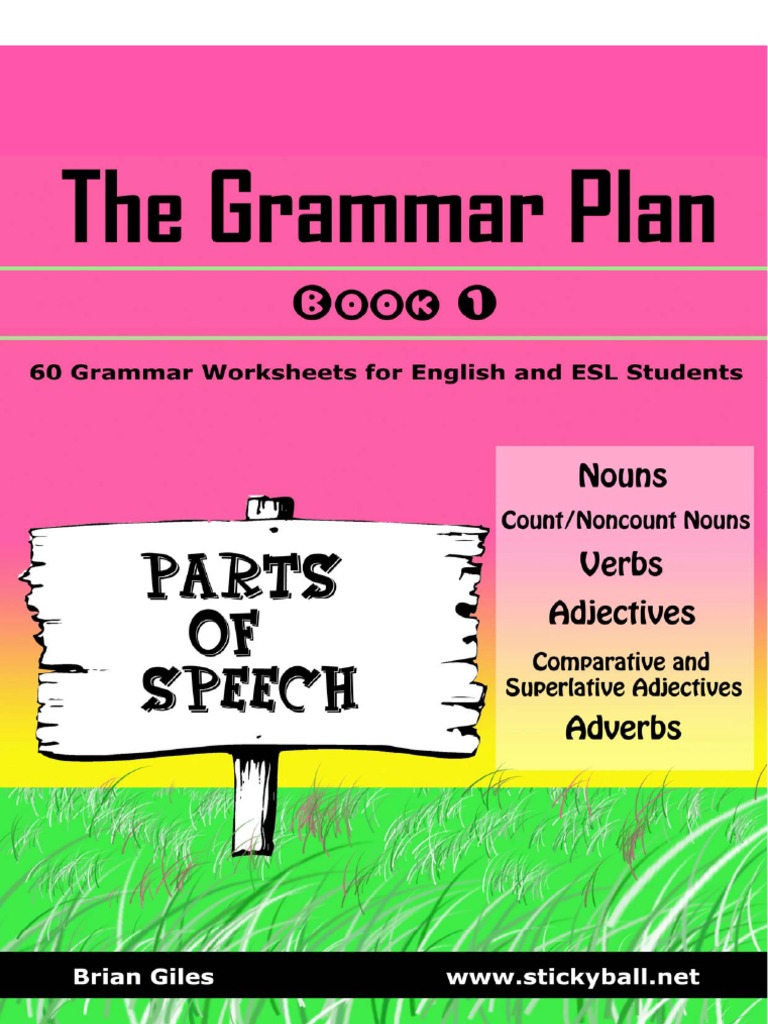 The Grammar Plan Book 1 - Parts of Speech | PDF | Adverb | Part Of Speech