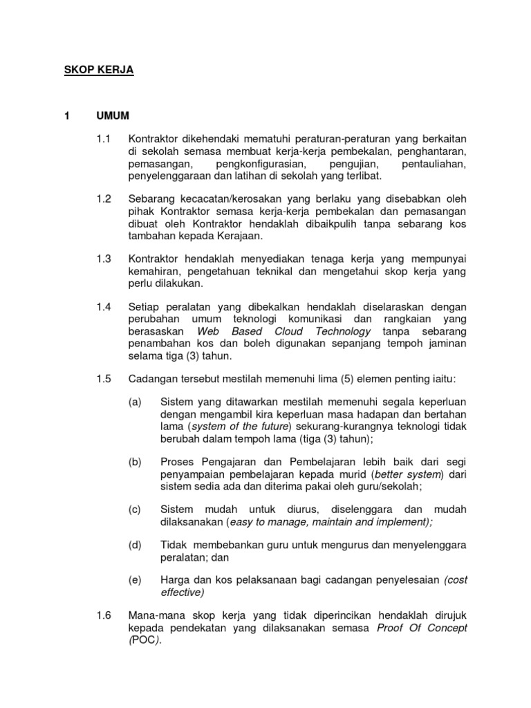 Skop Kerja Chromebook | PDF