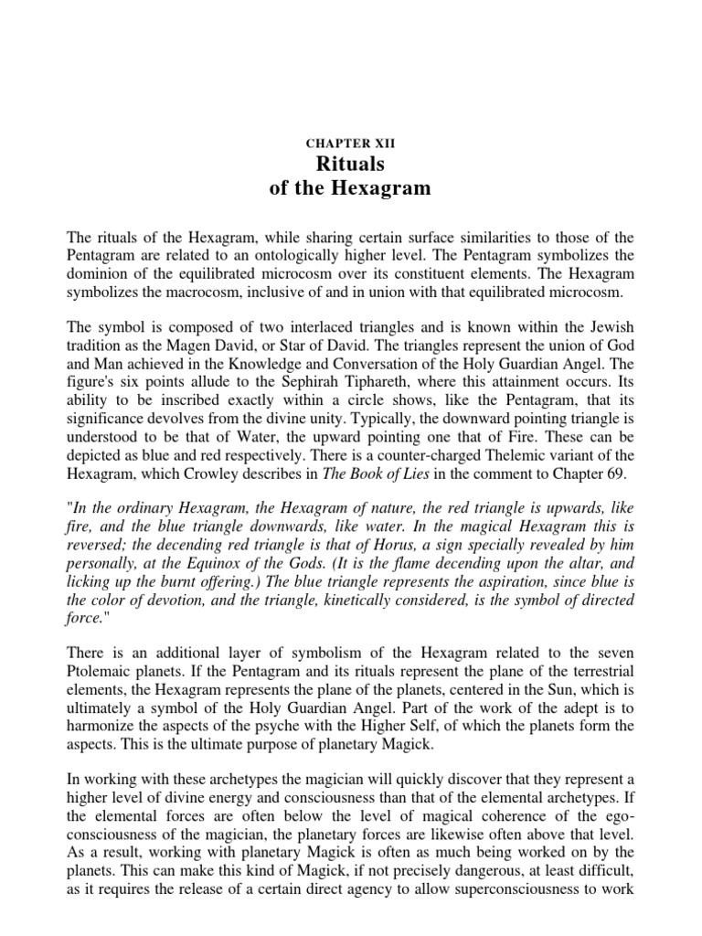 Rituals of the Hexagram: A Guide to Working with Planetary Magick ...