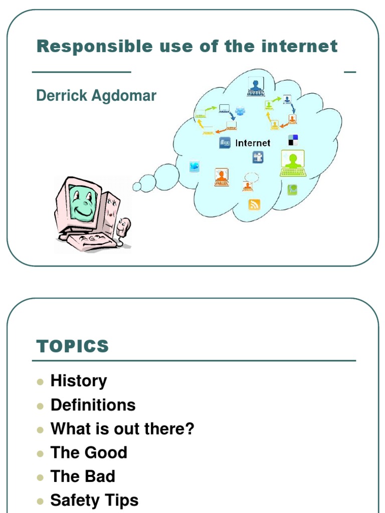 Responsible Internet Use Guide | PDF | Internet | Internet Relay Chat