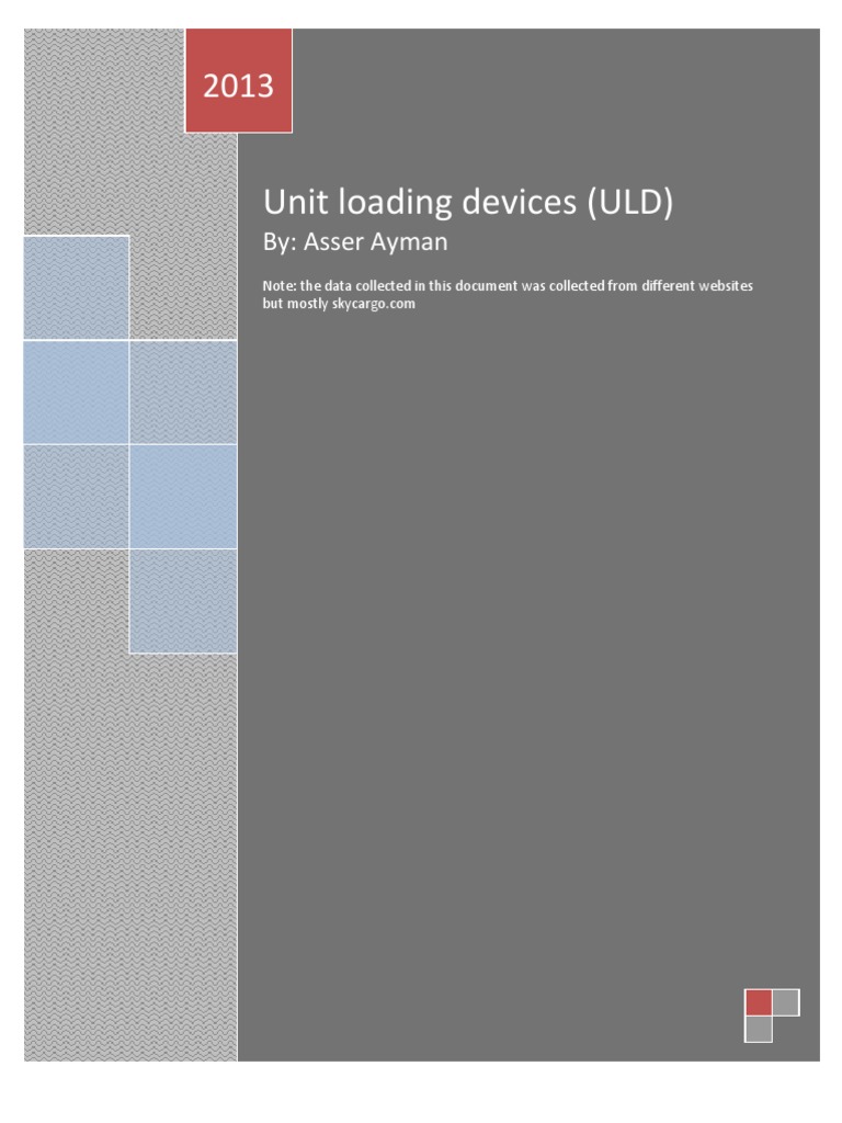 Aviation Unit Loading Devices (Pallets) | PDF | Consumer Goods ...