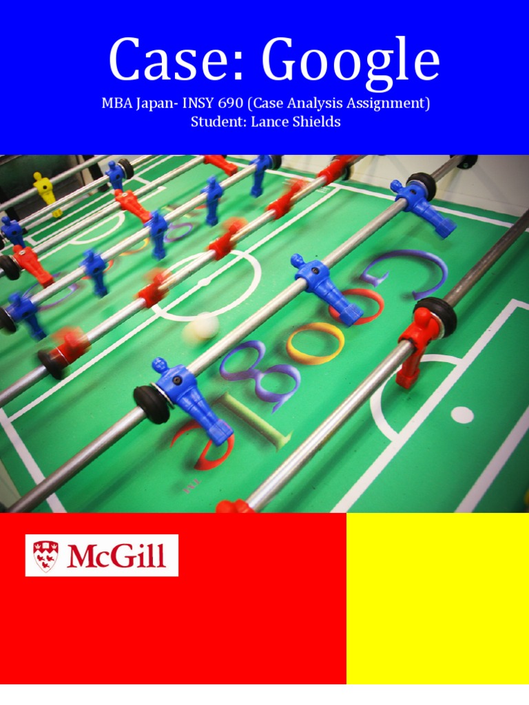 Case Analysis Assignment Google Case | Download Free PDF | Google ...