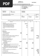 Form 16 Word Format | PDF | Public Finance | Taxes