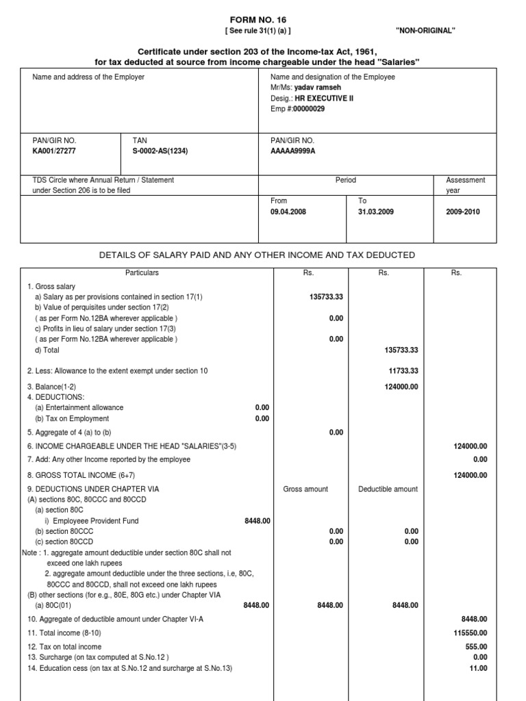 From 16 & 12ba (Dev) | Download Free PDF | Employee Benefits | Expense