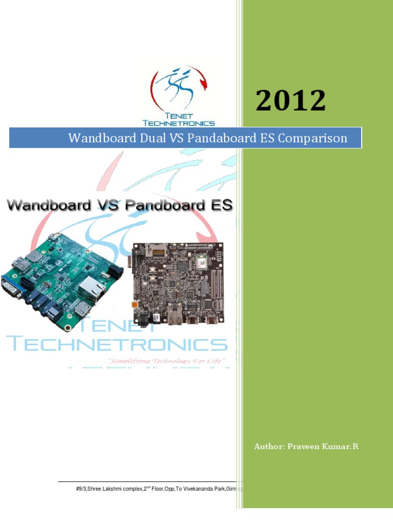 Wandboard Vs Pandaboard ES | PDF | Computer Engineering | Digital ...
