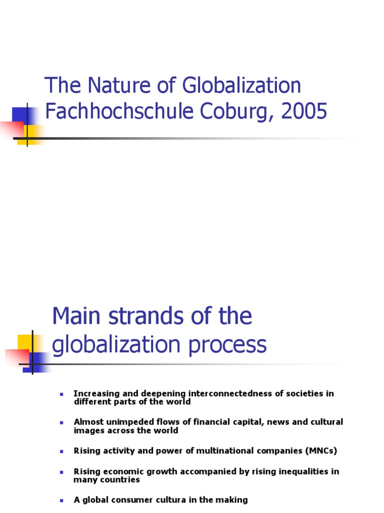 Understanding Globalization's Nature | PDF | Globalization | Capitalism