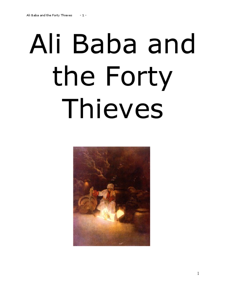 Ali Baba and The Forty Thieves | PDF | One Thousand And One Nights ...