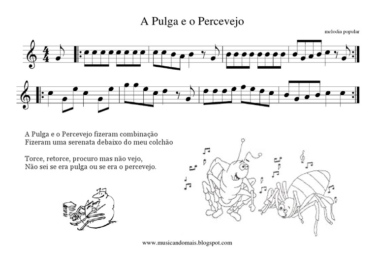 A Pulga e o Percevejo | PDF