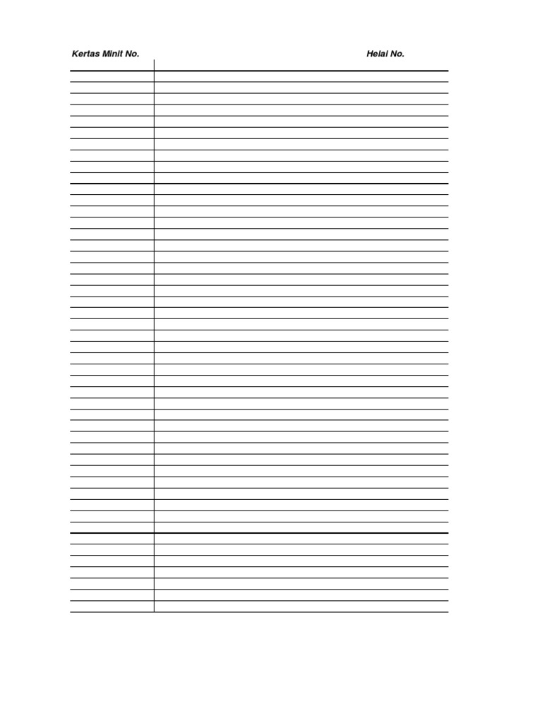 Kertas Minit Panitia | PDF