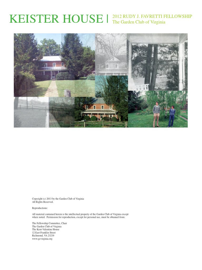 Keister House | PDF | Trees | Maple