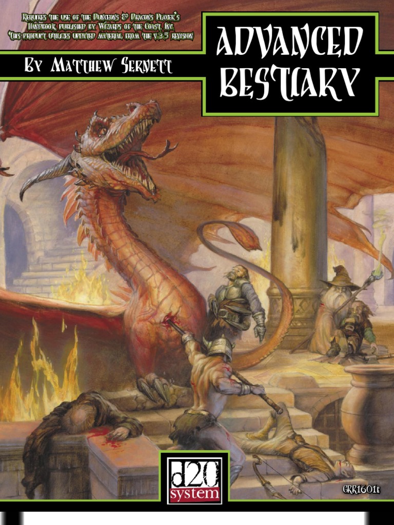 Advanced Bestiary | Dungeons & Dragons | D20 System