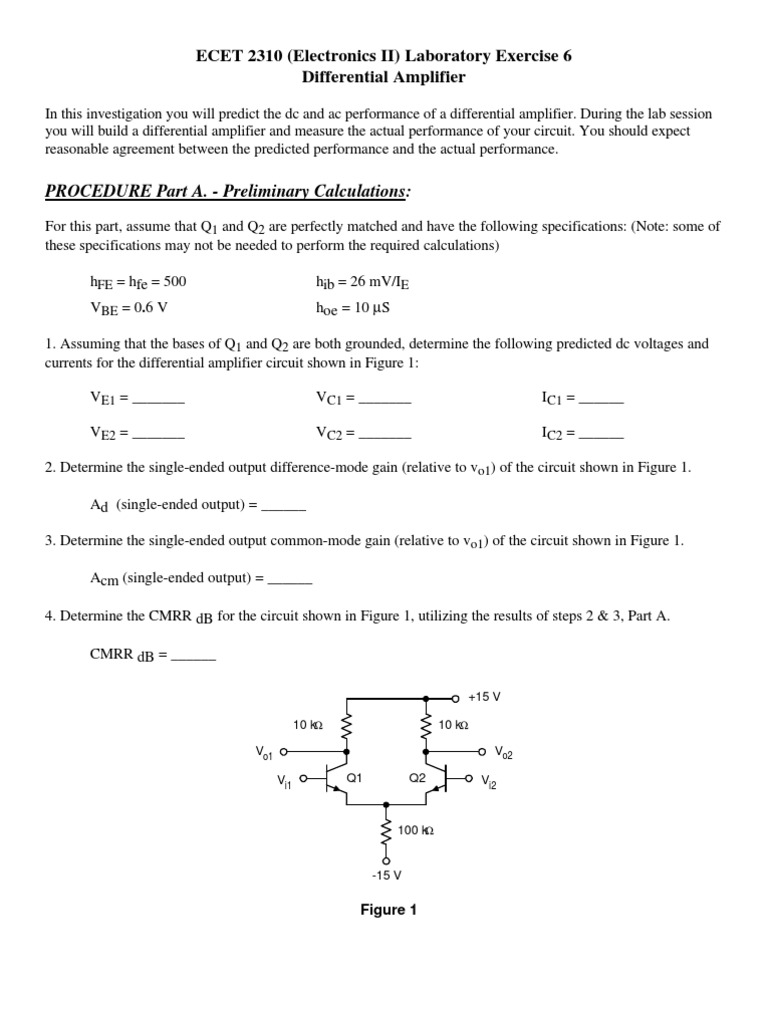 2310 Lab06 | PDF | Operational Amplifier | Electromagnetism