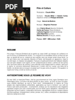 Philippe Grimbert - Un Secret (Fiche de Lecture) | PDF | Molière ...