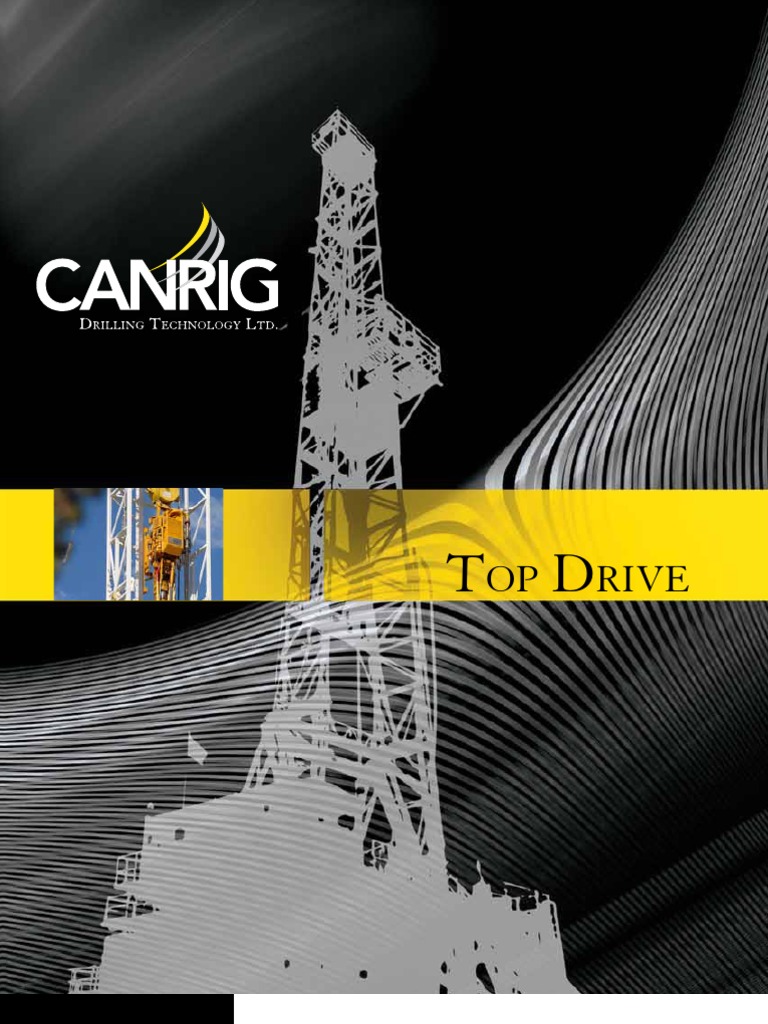 Top Drive Brochure PDF | PDF | Drilling Rig | Reliability Engineering