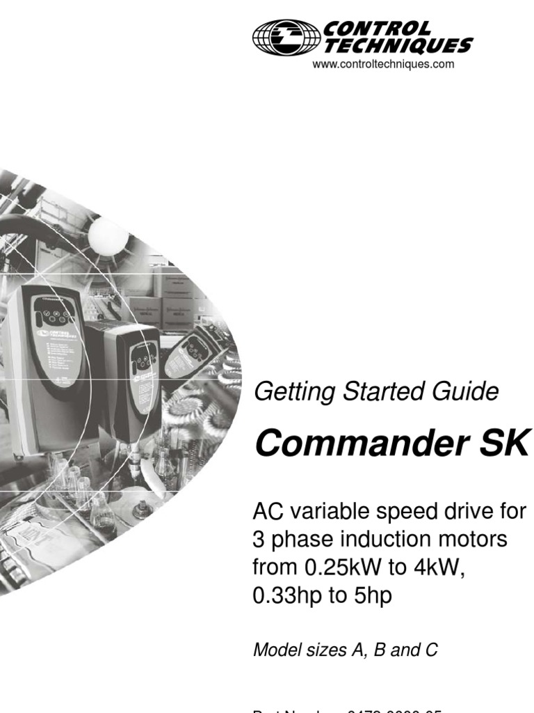 Commander SK Getting Started Guide | PDF | Electromagnetic ...