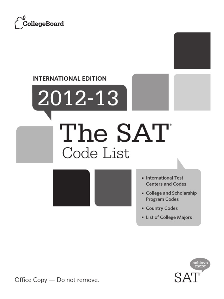 Sat Code List International