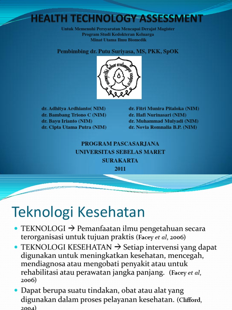 Health Technology Assesment | PDF