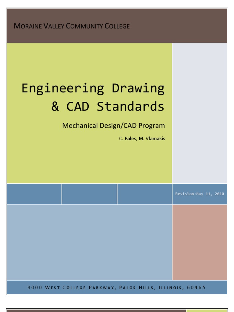 Engineering Drawing & CAD Standards 2010 | PDF | Computers
