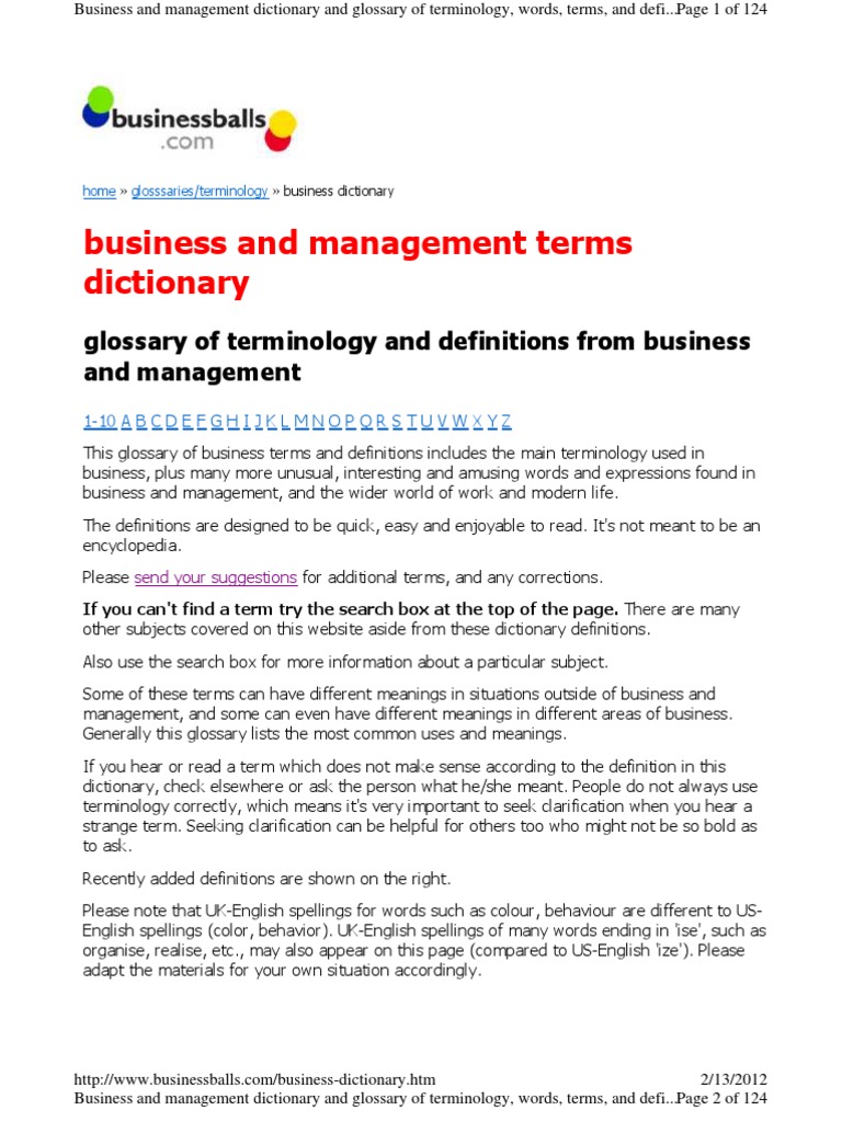 Business Dictionary | PDF | Pi | Taxes