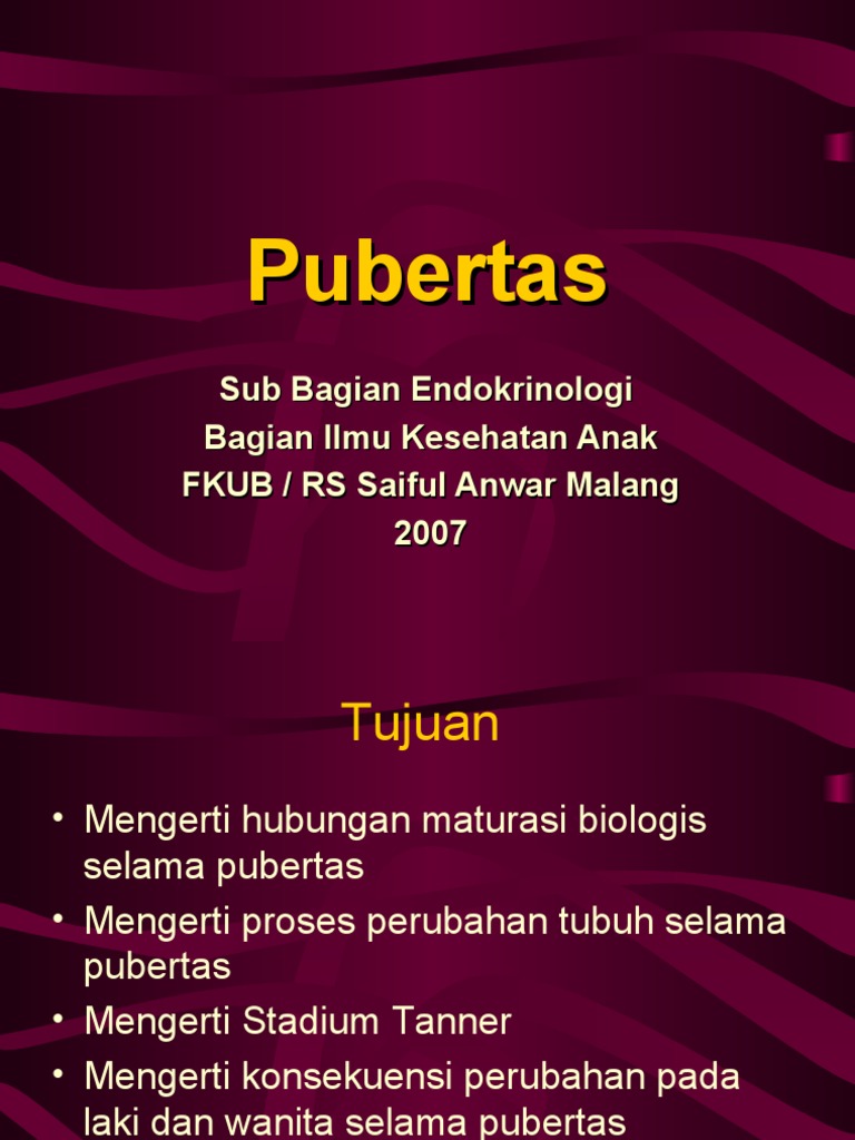 Kuliah Pubertas | PDF