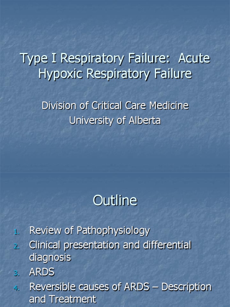 hypoxemic Resp. Failure
