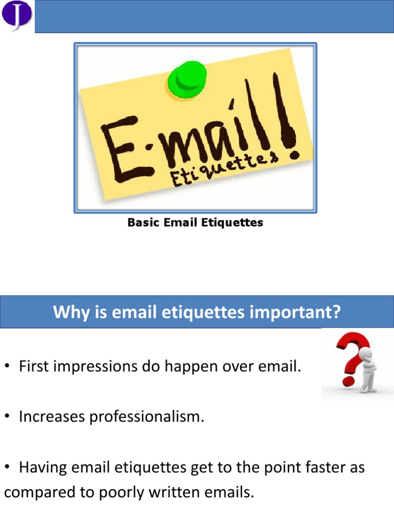 Basic Email Etiquettes | PDF | Email | Etiquette