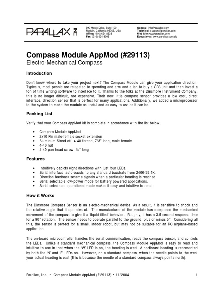 Compass Module Appmod (#29113) | PDF | Compass | C (Programming Language)
