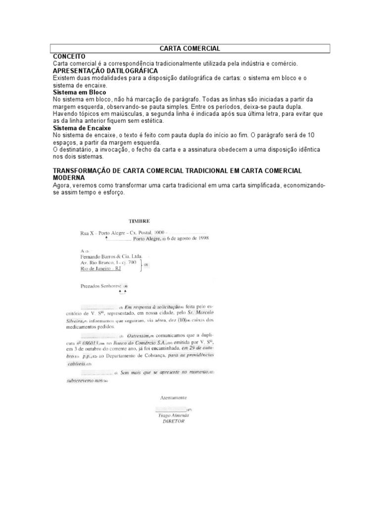 Documentos Comerciais