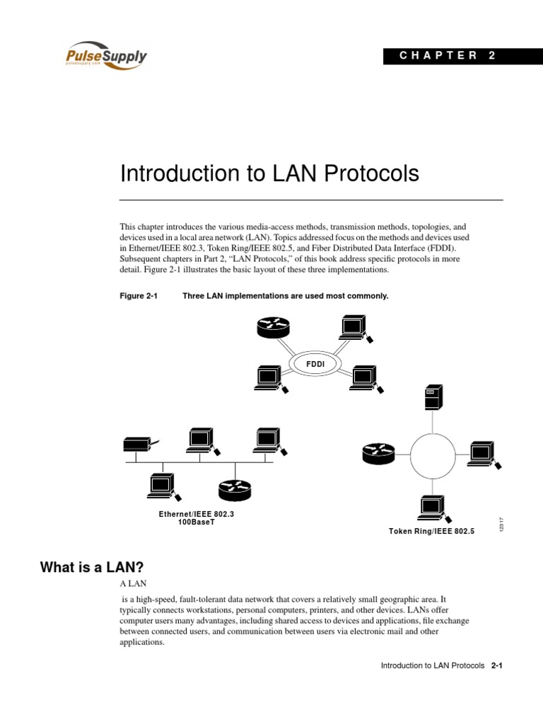 Introduction To LAN Protocols: What Is A LAN? | PDF | Network Topology ...