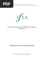 IFIA Petroleum Inspector Certification Programme | PDF | Professional ...