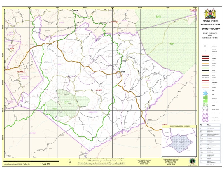 Bomet County | PDF | Infographics | Geomatics