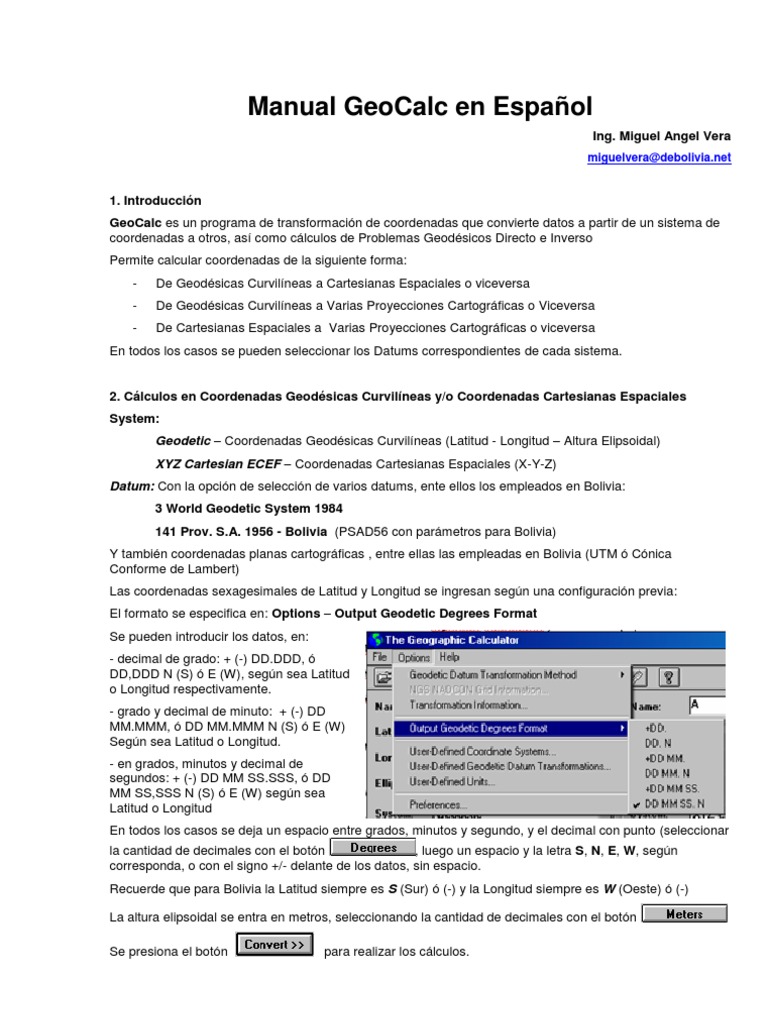 Manual GeoCalc MAV | PDF | Métodos y materiales de enseñanza