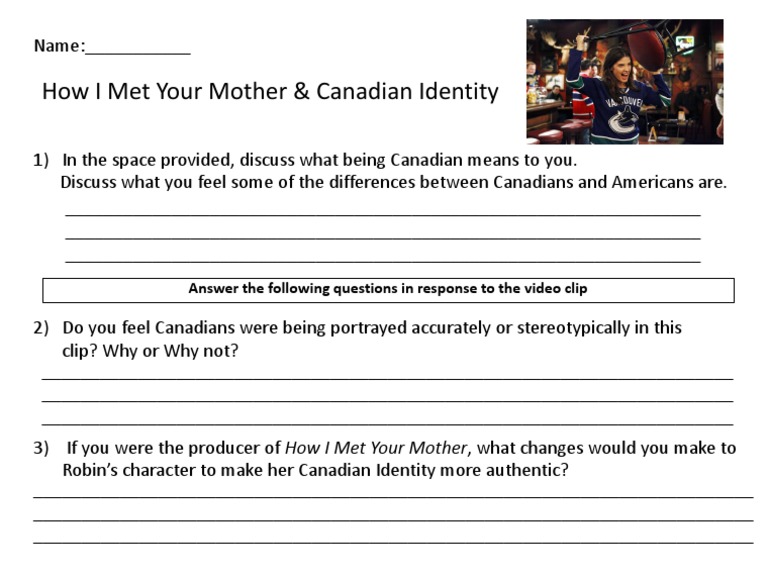 Exploring Canadian Identity in HIMYM | PDF