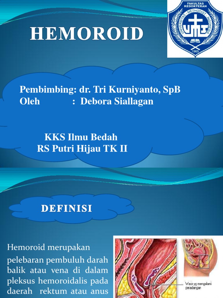 Powerpoint Hemoroid 2 | PDF | Kesehatan Holistik | Sains & Matematika