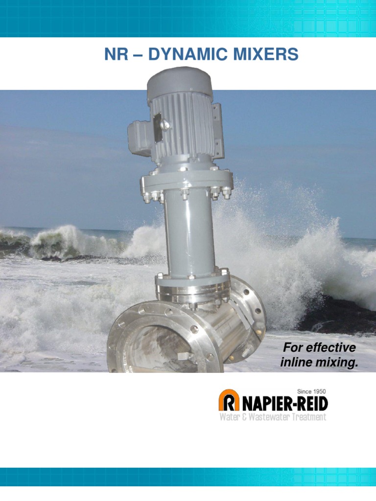 Dynamic Mixers - Brochure | PDF | Engines | Sewage Treatment