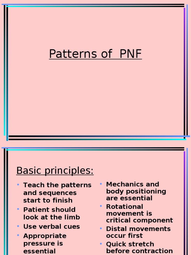 Patterns of PNF | PDF | Anatomical Terms Of Motion | Human Leg