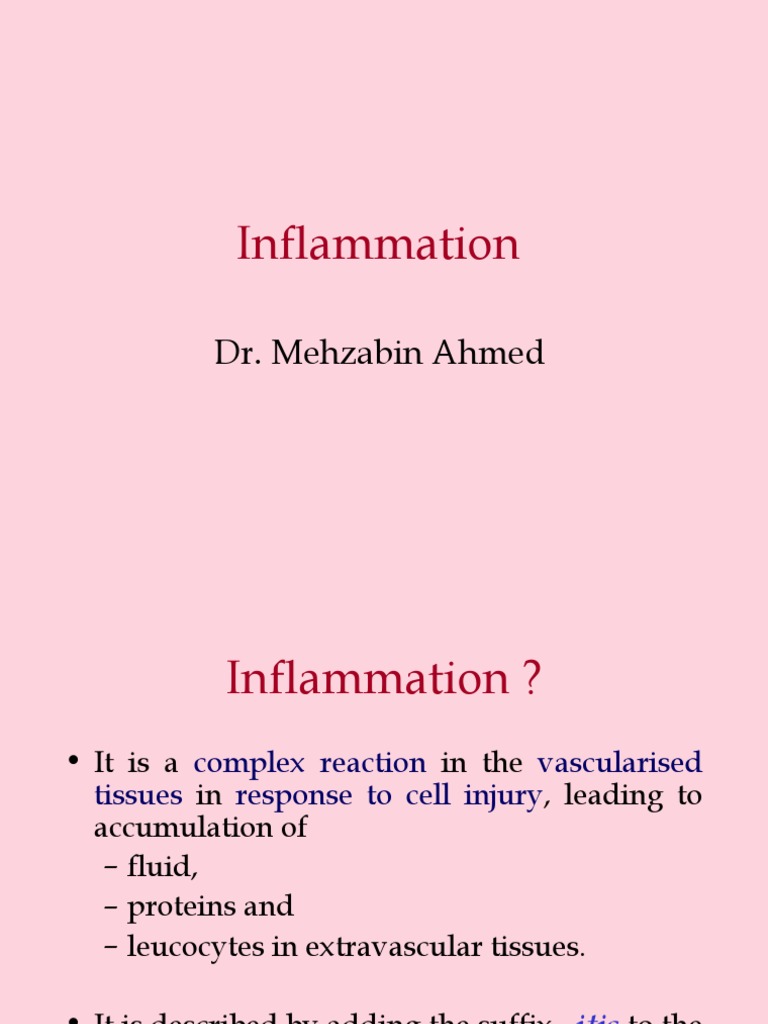 Acute Inflammation | PDF | Granulocyte | Inflammation