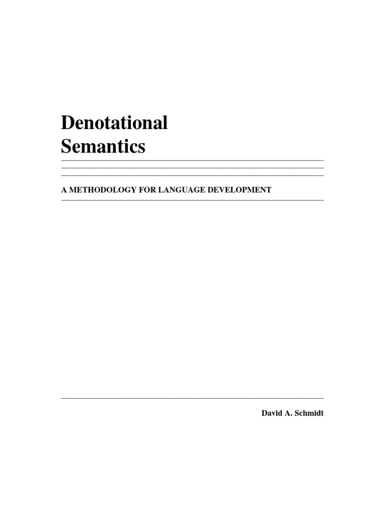 Denotational Semantics Pdf Function Mathematics Axiom 