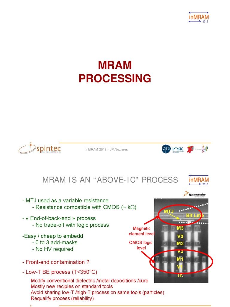 MRAM Processing Techniques Overview | PDF | Chlorine | Corrosion
