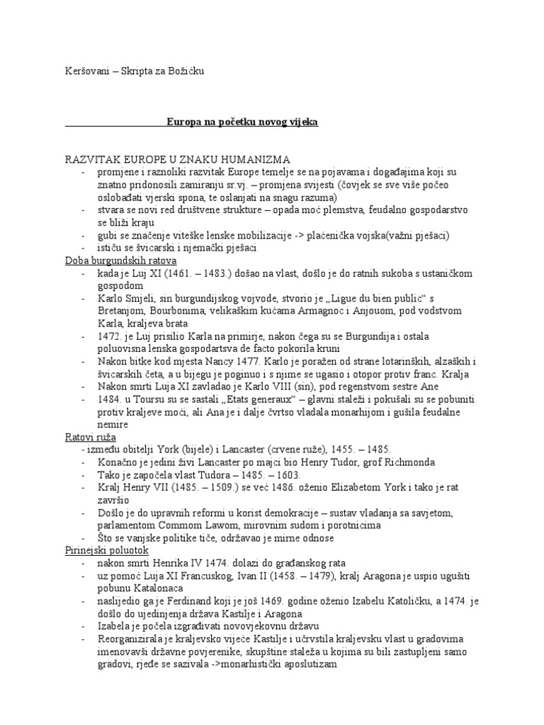 Novi Vijek | PDF