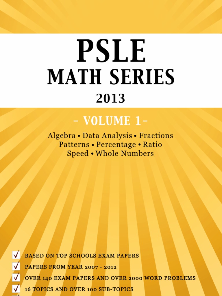 PSLE Math Series Resource Guide | PDF | Pound Sterling | Teaching ...