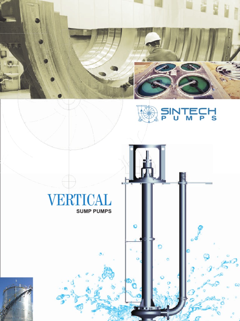 Vertical Sump Pump | PDF | Bearing (Mechanical) | Pump