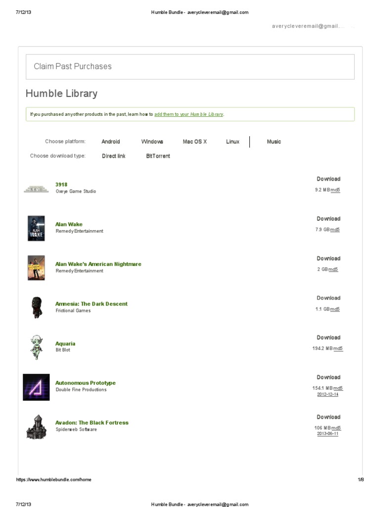 Humble Bundle | PDF | Video Game Development | Electronic Games